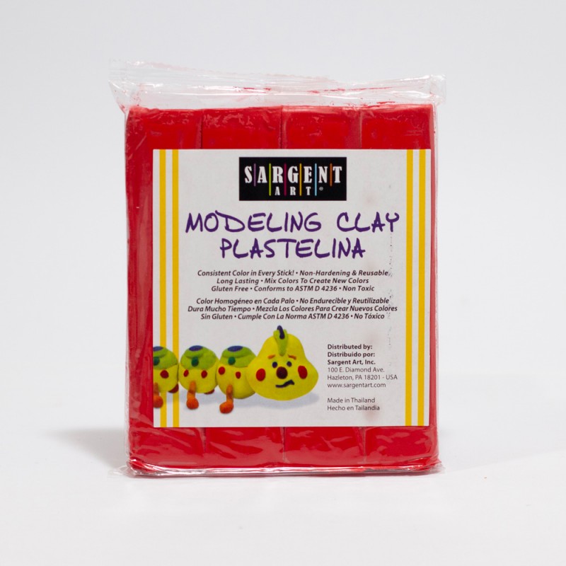Sargent Art Modeling Clay, 1lb, Red