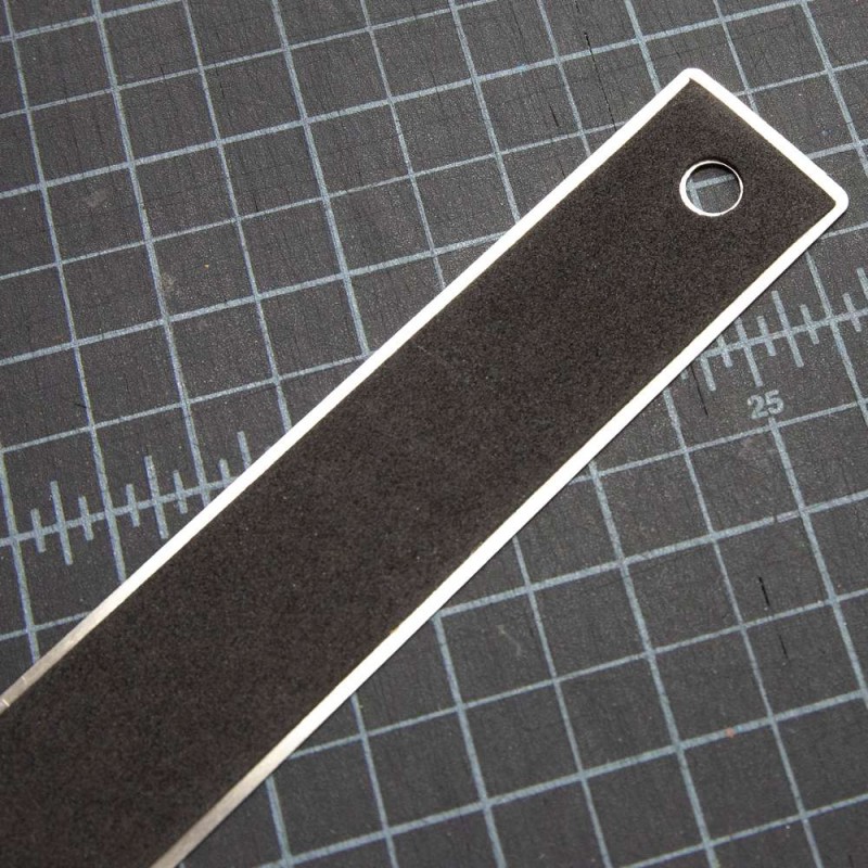 Bazic 12" Stainless Steel Ruler, inch/cm