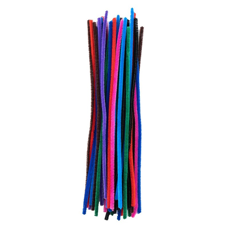 Angels Craft Chenille Stems, Assorted Colours, 40pk
