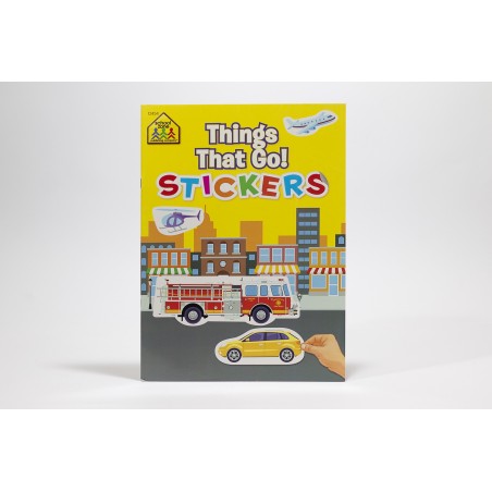School Zone Things That Go Sticker Book